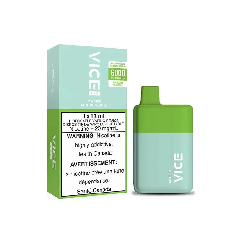Buy VICE BOX 6000 Disposable - Mint Ice from Vapeshop Mania